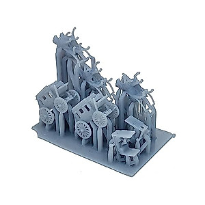 Outland Models Scenery Old West Horse Carriage Stagecoach Set 1:160 N Scale