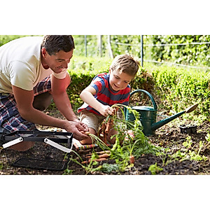 IBERG Metal Wire Basket with Handles Multi-Functional Hanging Basket - Solutions for Kitchen, Garden and More (Black)