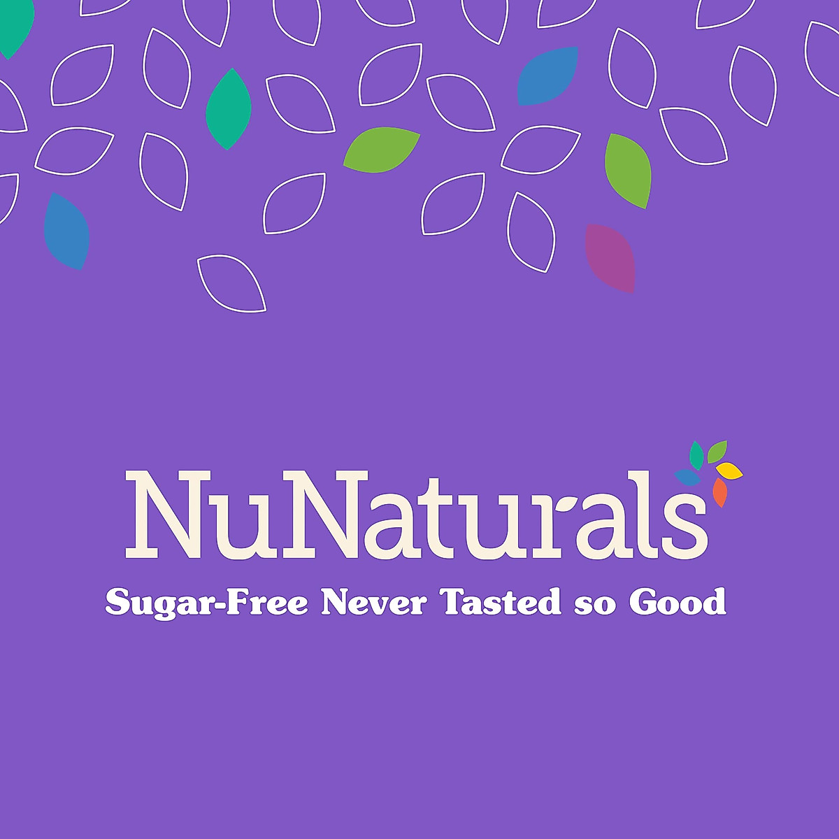 NuNaturals White Stevia Powder, Plant-Based Sugar Substitute, Zero Calorie Sweetener, 12 oz