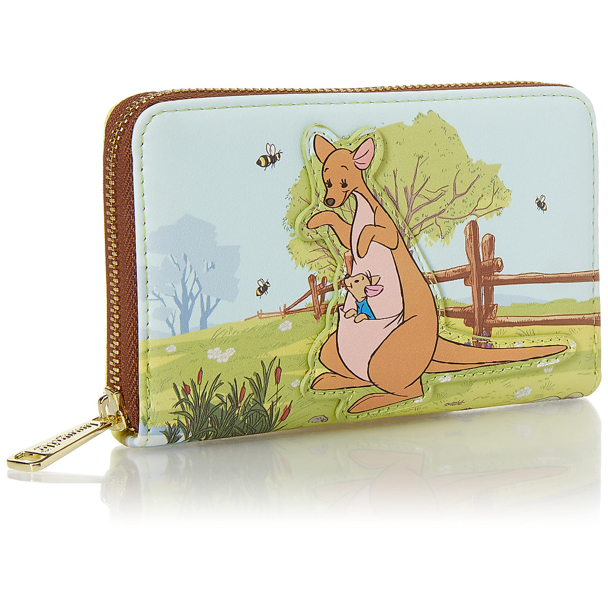 Loungefly Wallet: Disney Winnie The Pooh - Kanga and Roo Faux Leather Wallet Multicolor, Amazon Exclusive