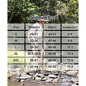 Viodia Men's Hiking Cargo Shorts with 6 Pockets Quick Dry Lightweight Stretch Shorts for Men Outdoor Fishing Golf Shorts