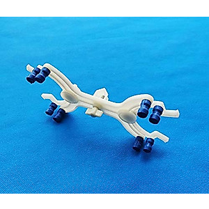 Plastic Double Buret Clamp Burette Clip Holder Butterfly Style Titration Clip Holder Laboratory Accessory