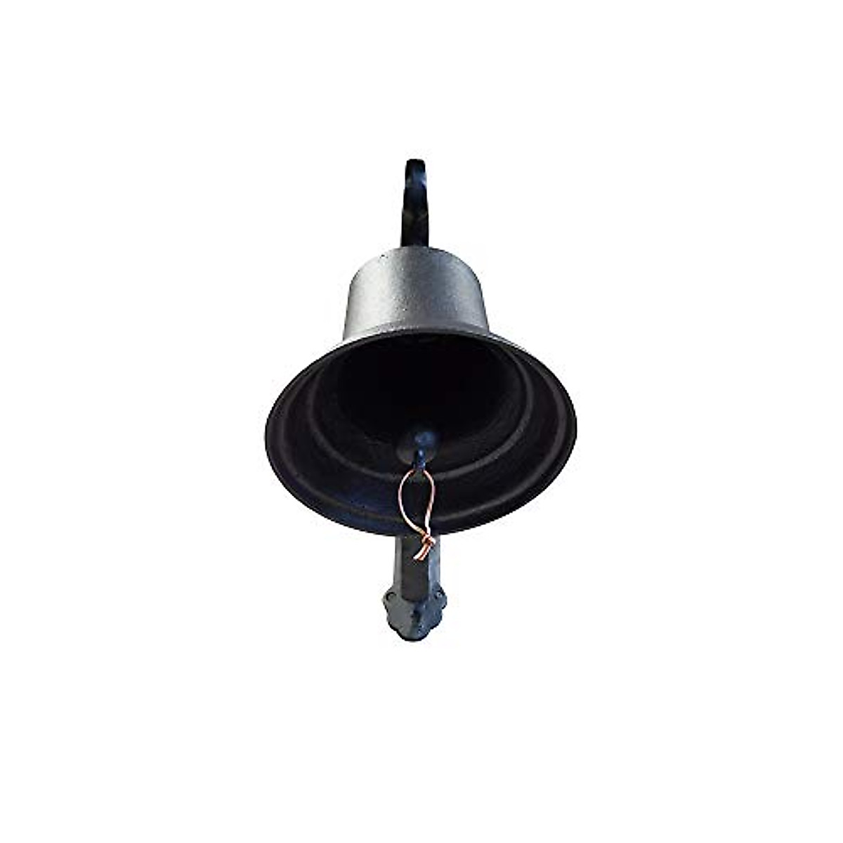 NACH JS-90-091 Classic Fine Cast Iron Rustic Hanging Doorbell, 8.5 x 5 x 6.5 Inches, Small, Black