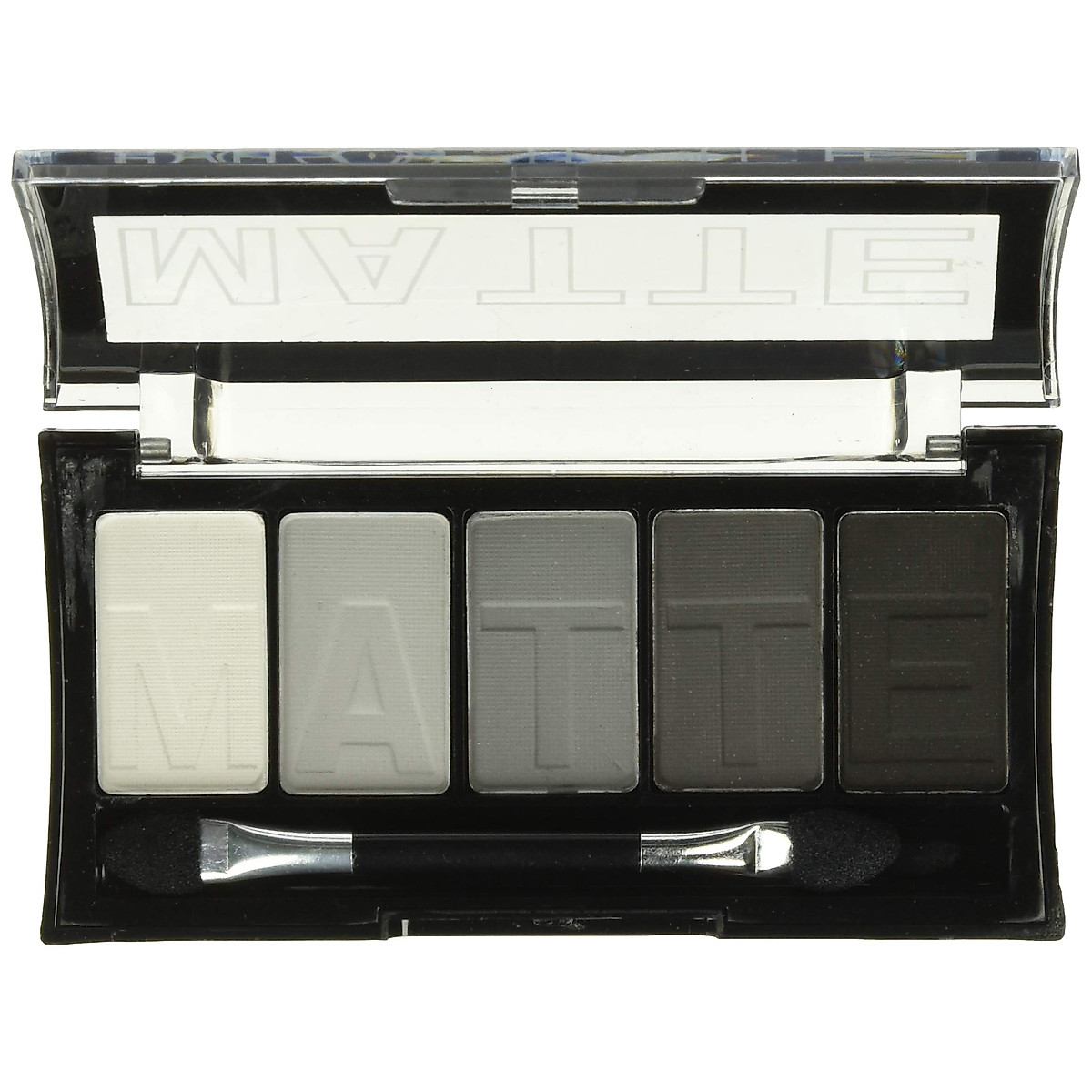 L.A. COLORS 5 Color Matte Eyeshadow, Black Lace, 0.08 Oz