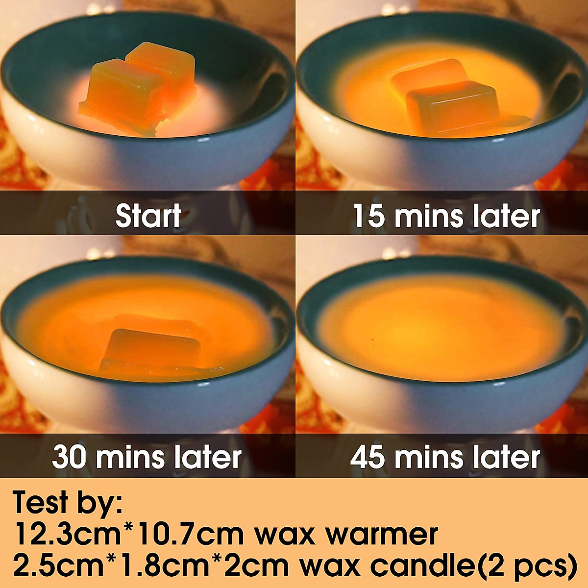 ETwinCoo Wax Warmer Bulbs, Custom Fit G30 25 Watt Bulbs for Middle Size Scentsy Warmers, E12 Base Clear Scentsy Light Bulbs for Wax Warmers - Long Life-Span and Melt Wax Fast, 120 Volt