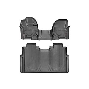 WeatherTech Custom Fit FloorLiners for Ford F-150-1st Row (OTH) & 2nd Row (447931-446974), Black