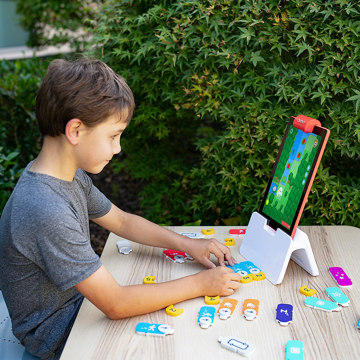 Osmo-Coding Starter Kit for Fire Tablet-3 Educational Learning Games Ages 5-10+-Learn to Code,Coding Basics & Coding Puzzles-STEM Toy Gifts,Boy & Girl(Osmo Fire Tablet Base Included-Amazon Exclusive)