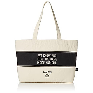 Umbro 70091 Men's Tote Bag, Canvas, A4, Ivory