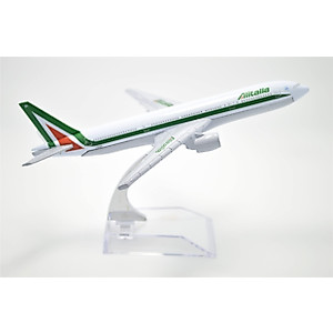 TANG DYNASTY(TM 1:400 16cm B777-200 Alitalia Metal Airplane Model Plane Toy Plane Model