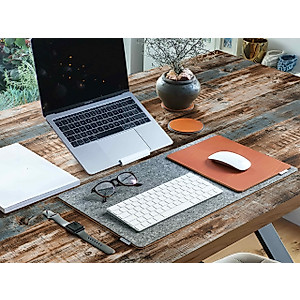 Heroad Brand 17.3"x78.7" Contact Paper Wood Wallpaper Stick and Peel Removable Self Adhesive Wallpaper for Living Room Bedroom Kitchen Backsplash