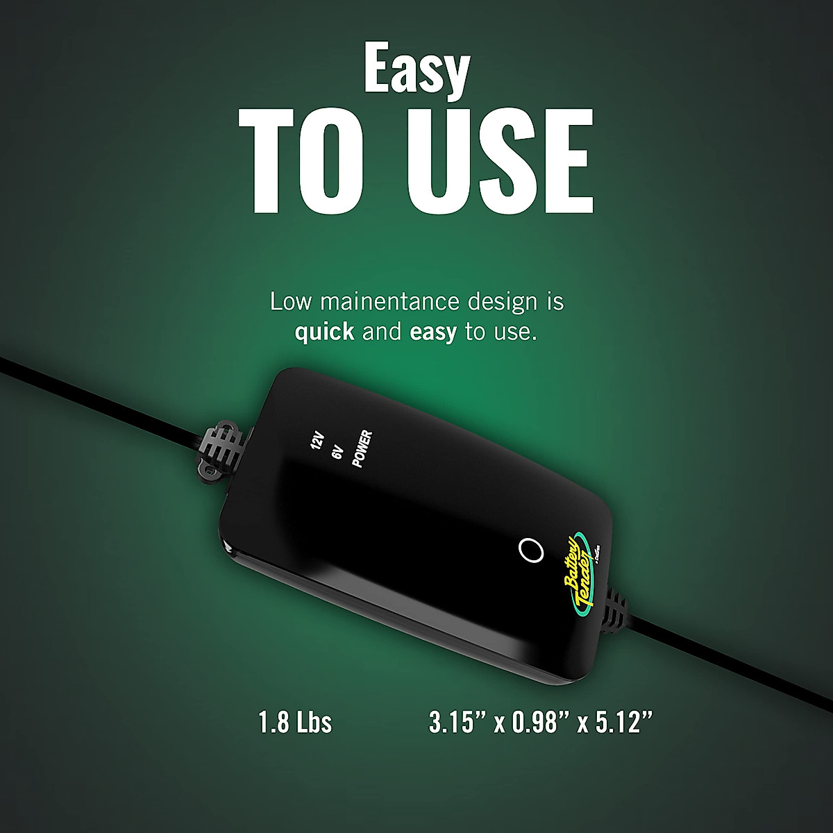 Battery Tender 6V and 12V Battery Charger for Ride On Toys, 3.5 AMP with Compatibility Connectors for Most Children's Toy Vehicles