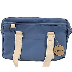 Small Japanese JK Uniform Shoulder Bag Handbag Girl Cosplay Bag (Blue)