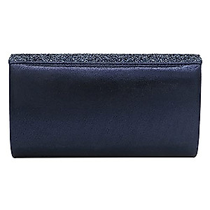Miss Chow Glittered Envelope Clutch Purse Sequined Evening Bag Lustrous Party Handbag Shiny Shoulder Bag