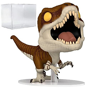 POP Jurassic World Dominion - Atrociraptor (Tiger) #1218 Specialty Series Funko Vinyl Figure (Bundled with Compatible Box Protector Case), Multicolor, 3.75 inches
