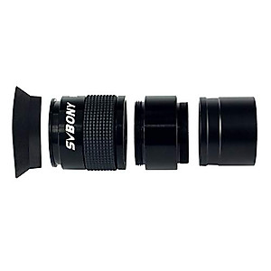 SVBONY Telescope Eyepiece 40mm 1.25 inches Plossl Telescope Lens Fully Multi Green Coated Metal 40 Degree Apparent Field 4 Element Telescope Accessory for Astronomy Telescope