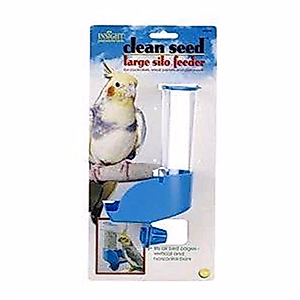 JW Pet Company Insight Silo Feeder Bird Accessory, Large, Assorted Colors