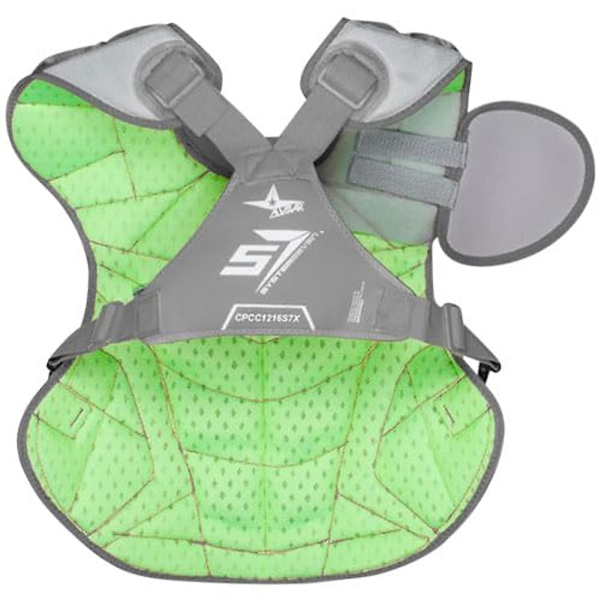 All Star S7 Axis NOCSAE Certifed Baseball Catcher's Chest Protector - Ages 12-16