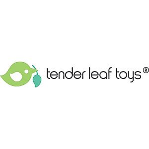 Tender Leaf Toys - Penguin’s Gelato Van - Food Truck Style Pretend Play, Ice Cream and Ice Lolly Wooden Vehicle - Encourage Role Play and Develops Social Skills for Children - Age 18m+