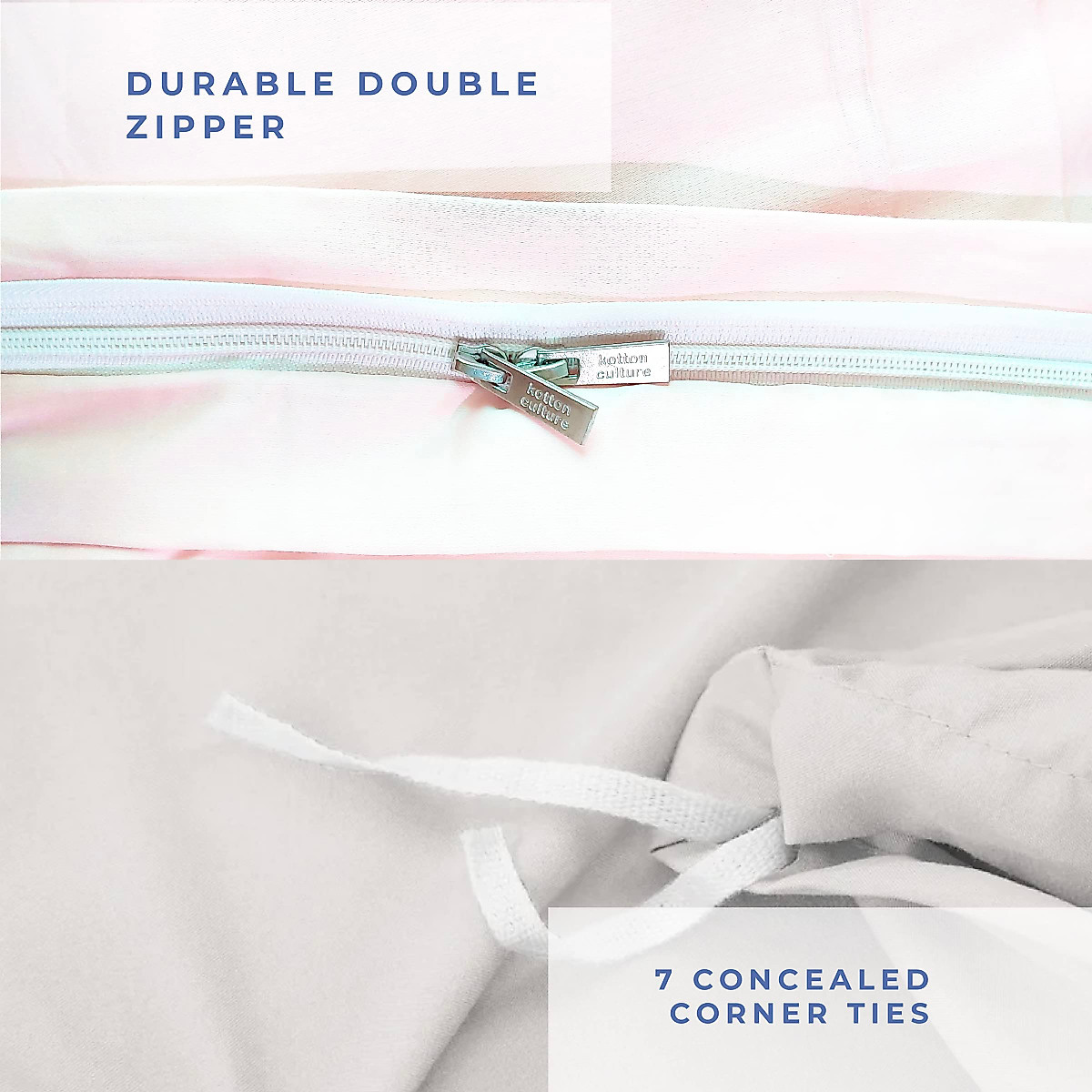 Kotton Culture 600 Thread Count Pinch Pleated 3 Piece Duvet Cover Set 100% Egyptian Cotton Breathable All Season Comforter Cover with Zipper Closure & Corner Ties (Burgundy,Super Oversized King)