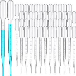 1000 Pcs Plastic Transfer Pipettes Disposable Graduated Pipettes for Scientific Experiment, Essential Oils, Make up Tool (3 ml)