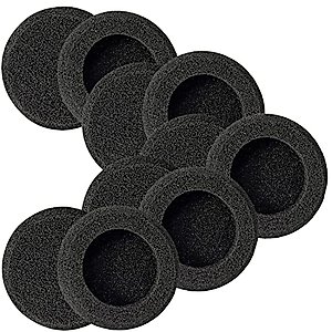 Ear Cushions for Plantronics Headset, Ear Pad Replacement Headphones Earpads Designed for Plantronics Blackwire C320 3210 3220 3320 HW251N HW261N HW510 Jabra Biz 2300 GN2000 PRO 920 9450 (10 Pack)
