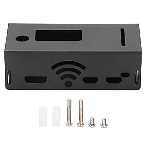 Raspberry Pi Case, Aluminum Alloy Protective Shell for RPi, for MMDVM, HD Multimedia Interface+OTG+USB Port Digital Aluminum Alloy Hotspot Case for RPi Walkie Talk
