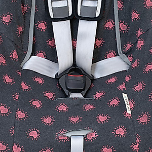 JYOKO Kids Cover Liner Universal Car Seat Compatible with Britax, Chicco, Mico (Without Head Support) (Flúor Heart)