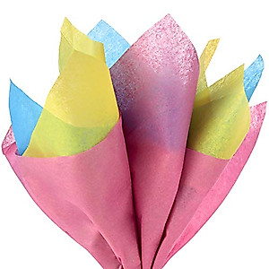 Hallmark Bulk Tissue Paper for Gift Wrapping (Classic Rainbow, 8 Colors) 120 Sheets for Easter, Mothers Day, Birthdays, Gift Wrap, Crafts, DIY Paper Flowers, Tassel Garland and More