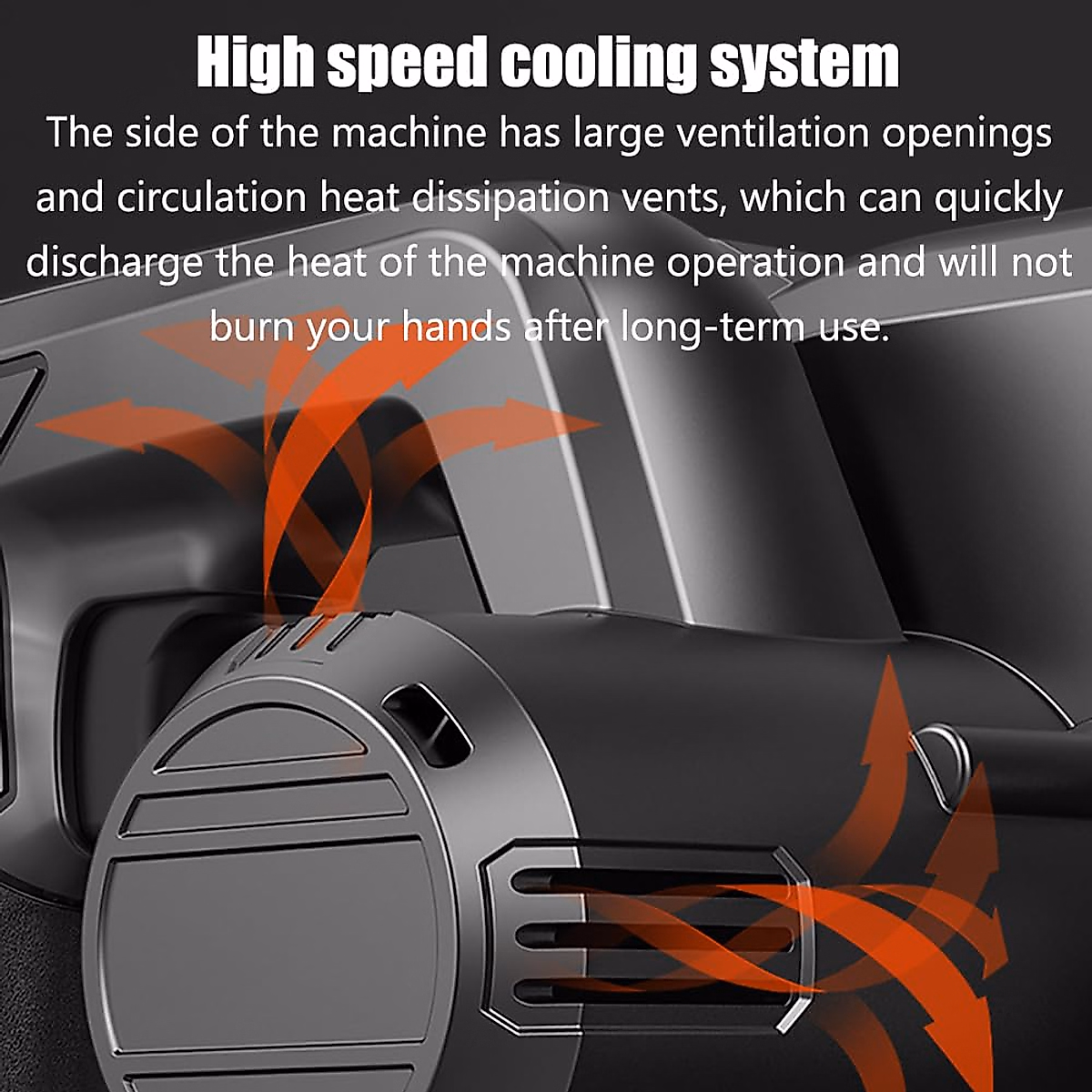 Electric Cordless Snow Blower, 3 in 1 Portable Snow Air Blower, Infinitely Variable Speed, 0-18000r/min Speed, High Speed Cooling System, for Garden, Patio, Lawn