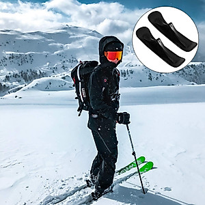 BESPORTBLE Ski Scooter Snow Sled Attachment Scooter Sled Ski Fold Sled Kids Scooter Attachment