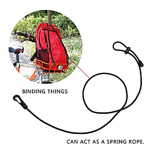 Kayak Paddle Leash 2 Pcs Safety Rod Adjustable Canoe Paddle Fishing Rod Survival Paracord Bungee Cord Safety Lanyard Strap With Snap Hook for Kayaking Securing Canoe SUP Board Rowing Surfing Cycling