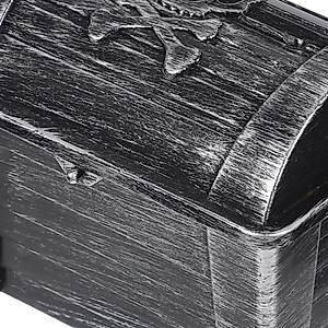 TOYANDONA Treasure Chest Piggy Bank Decor Pirate Party Supplies Pirate Ornament Pirate Treasure Chest Mini Pirate Chest Pirate Birthday Party Supplies Child Toy Gift Box Plastic