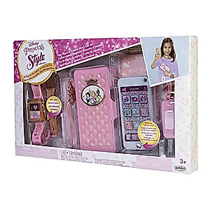 Disney Princess Style Collection Role Play Set with Toy Smartphone and Watch for Girls [Amazon Exclusive]