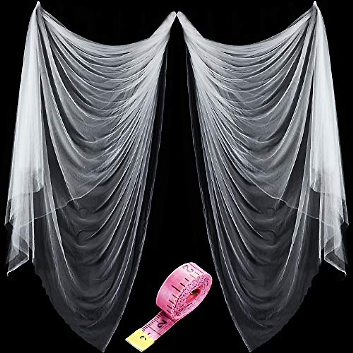 Zonon Bug Insect Mosquito Fly Bird Net Barrier Hunting Blind Plant Protecting Garden Netting(White,3 x 6 m)