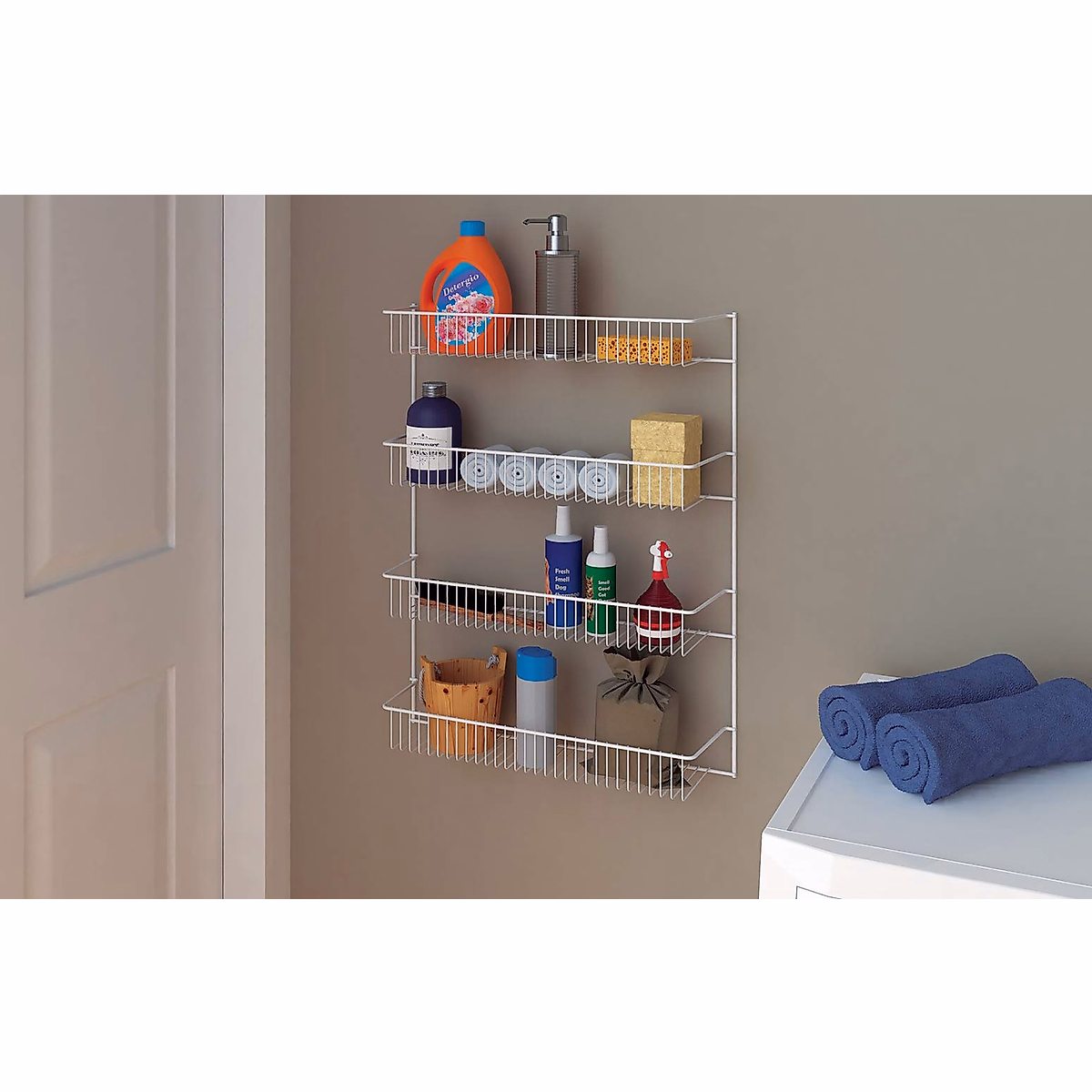 ClosetMaid 8033 4-Tier Wall Rack, 18-Inch Wide