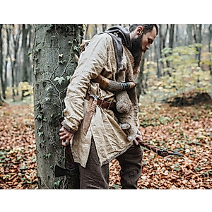 Norse Tradesman Viking War Horn – 18" Blow Horn Battle Trumpet Crafted from Authentic Premium Ox Horn – A Stirring Piece of History