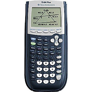 Texas Instruments Ti-84 Plus Graphing calculator - Black (Renewed)
