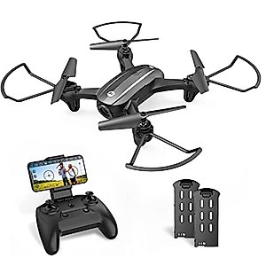 Holy Stone HS340 Mini FPV Drones with Camera for Kids 8-12 RC Quadcopter for Adults Beginners with One Key Take Off/Landing, Gravity Sensor, Headless Mode, Waypoint Fly, Throw to Go, Indoor & Outdoor