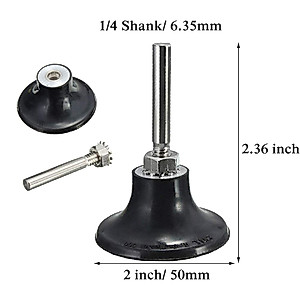 Saiper 10pcs 2 Inch 80 Grit Roll Lock Flap Sanding Disc Quick Change Zirconia Alumina Grinding Wheels with 1/4" Shank Pad Holder for Rotary Tools Die Grinder Polishing Metal Iron Rust Removal