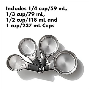 OXO Good Grips 8 Piece Stainless Steel Measuring Cups and Spoons Set