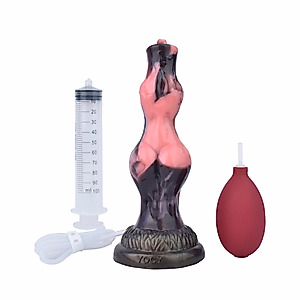 8 inch Realistic Monster Dildo, Silicone Horse Dildo with Strong Suction Cup, Fantasy Dragon Dildo Dog Knot Dildo for Women, Anal Plug Anal Dildo for Men Gay, Adult Sex Toy for Women Men