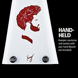 Meinl Percussion Cowbell, Youngr Signature Artist Series Looper Bell with Magnetic Mutes — NOT Made in China — Handheld, Carbon Steel Alloy, 2-Year Warranty (YACB)