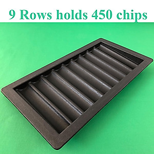 Poker Chip Tray Dealer Holder - Blackjack Casino Poker Table Dealer Chips Rack