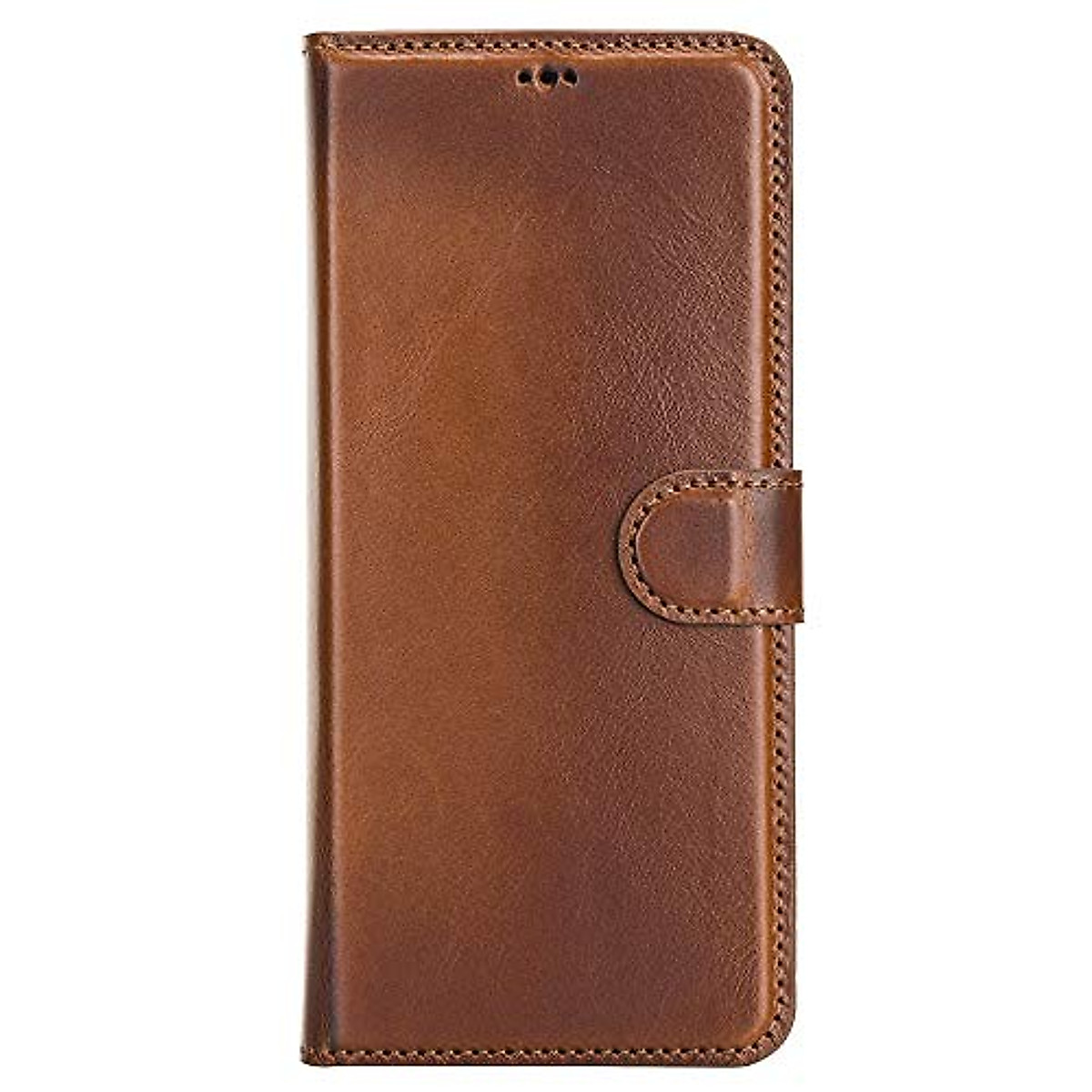 Galaxy S21 Ultra Leather Case, Samsung S21 Ultra 5G 6.8" Bifold Wallet, Magnetic Detachable S21 Ultra Back Cover Supports Wireless Charge