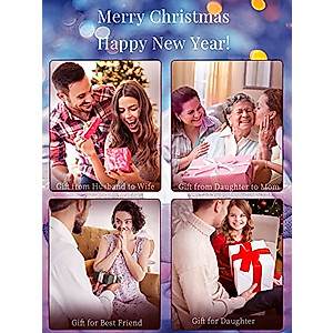 PLATO H S925 Sterling Silver Aurora Cube Earrings Crystals for Women with Exquisite Unique Gift Box Dainty Jewelry Anniversary Unique Gift for Mother's Day