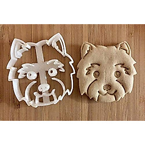 West Highland White Terrier - Westie Cookie Cutter and Dog Treat Cutter - Dog Face - 3 inch