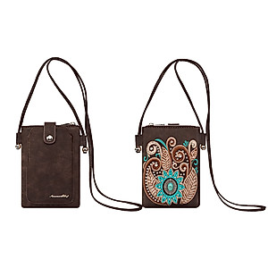 Montana West Cross Body Purse Women's Crossbody Handbags Trendy Crossbody Wallet Western Cute Cell Phone Crossbody Small Phone Purse Womens Purses and Handbags PH02-210CF