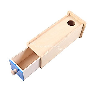 Adena Montessori Object Permanence Box w/ DrawerMontessori Ball Drop Imbucare Box
