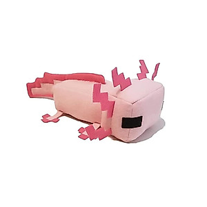 Yipeizi Axolot Plush Plush Stuffed Toy Soft Throw Pillow Decor for Video Game Fans, Perfect for Kids Birthday Party, Halloween, Christmas, Games, Kids Student Gifts (Blue and Pink)