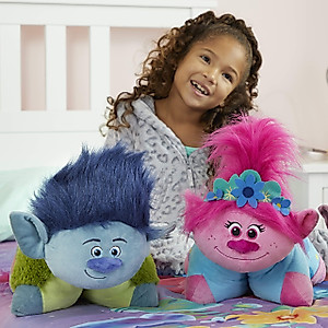 Pillow Pets DreamWorks Branch 16" Plush Toy - Trolls World Tour Stuffed Animal Green and Blue